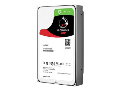 Seagate IronWolf ST4000VN008 - Hårddisk - 4 TB - inbyggd - 3.5" - SATA